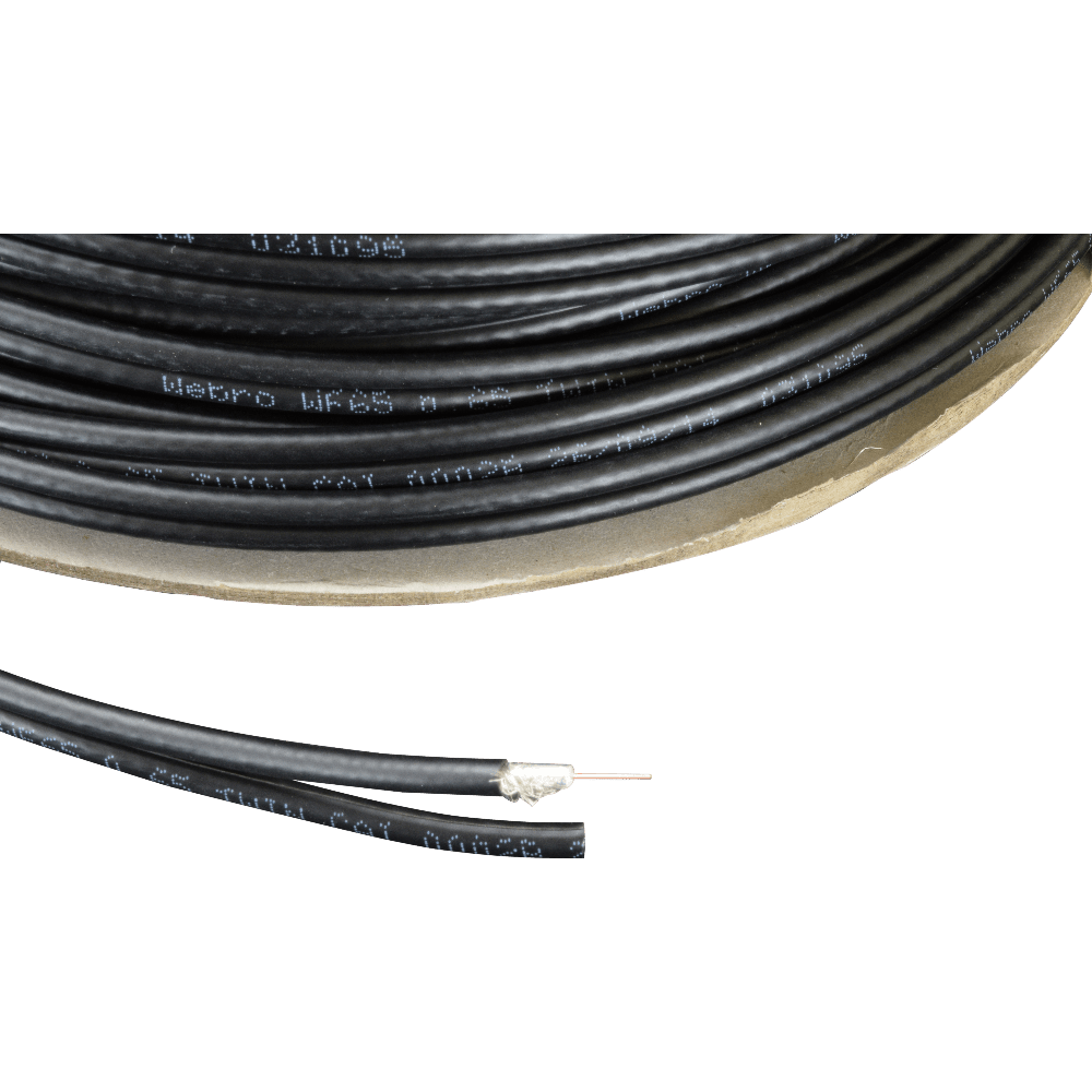 250m Black Pure Copper Coaxial Cable Twinsat | Blake UK - Blake UK